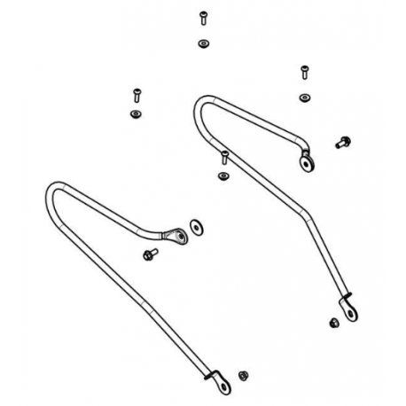 pannier rail kit TRIUMPH UNIVERS TRIUMPH